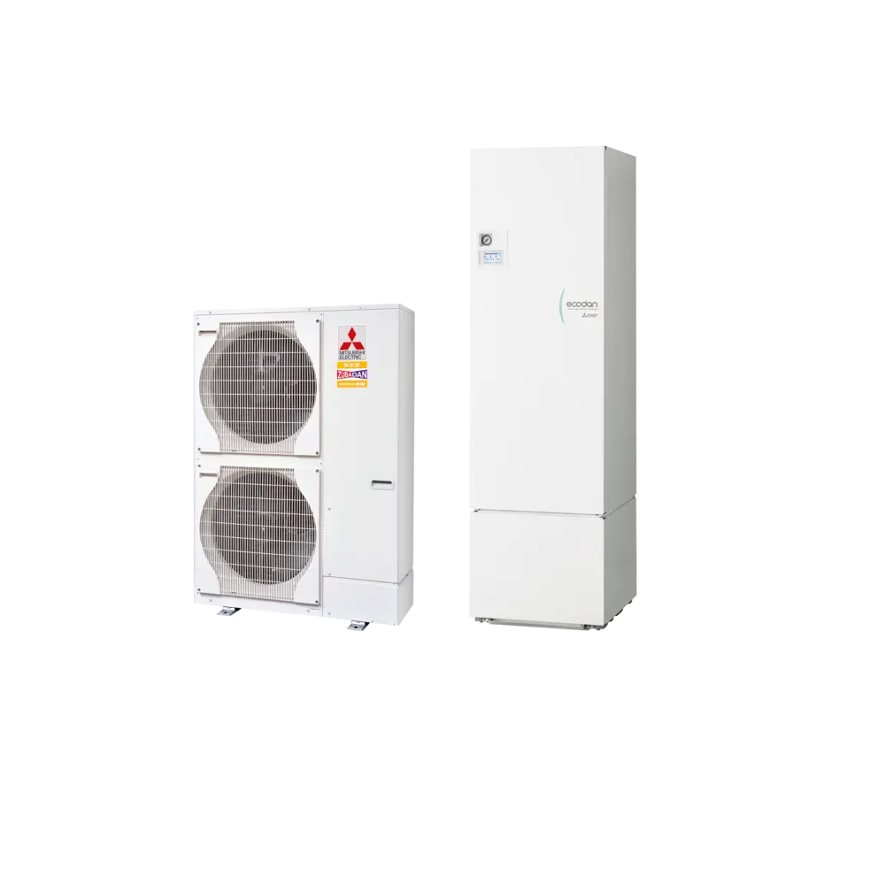 Monoblock Zubadan Inverter + Speichermodul 300L Heizen + Kühlen ...