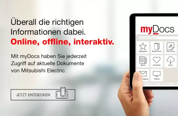 myDocs - die Katalog App | Mitsubishi Electric